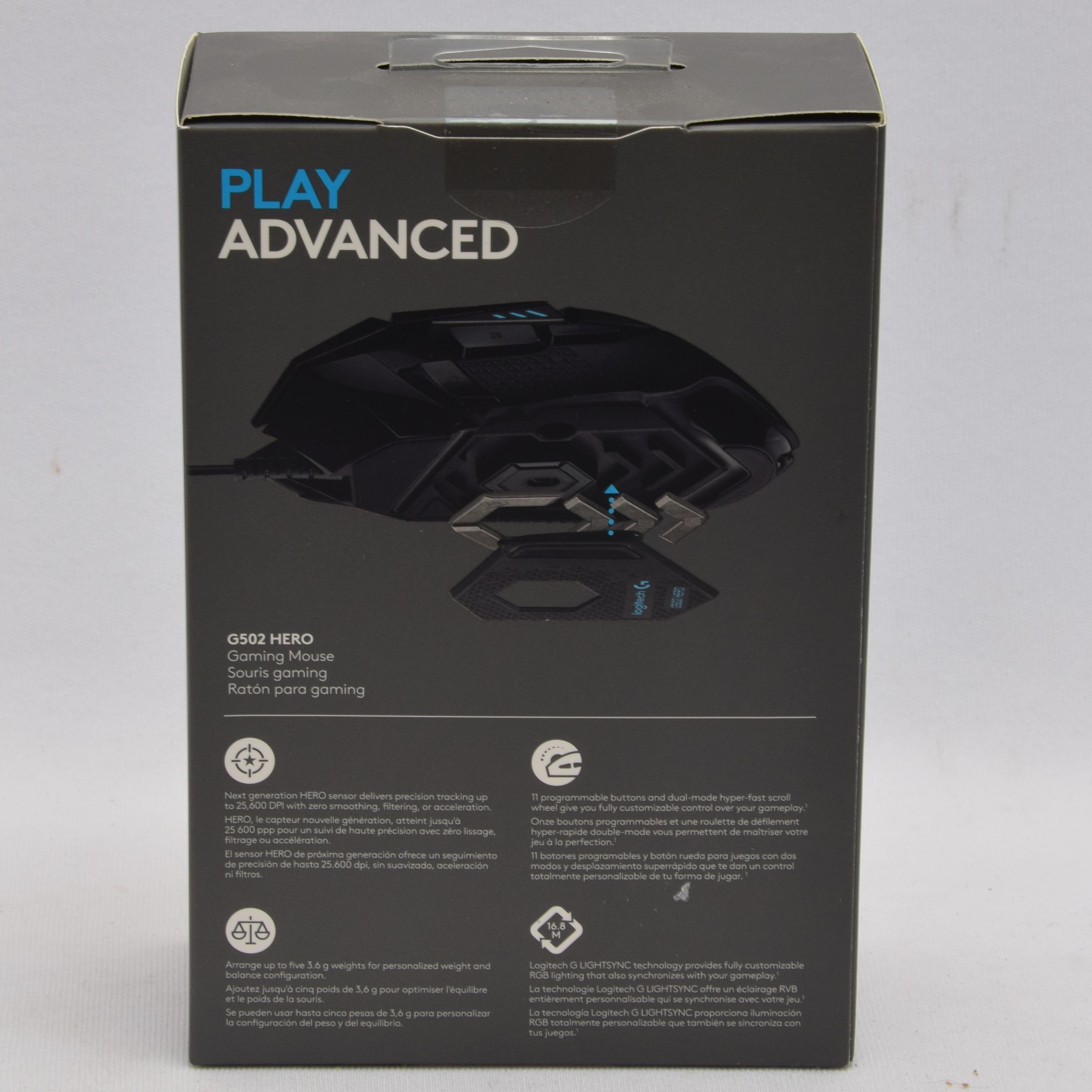 New Logitech G502 Hero Wired Gaming Mouse - Black (NEW) - Own4Less